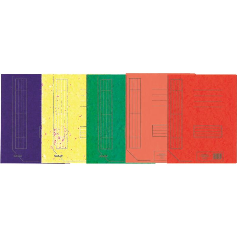 Schnellhefter Karton - Papphefter A 4 , farblich sortiert, im 10er Pa