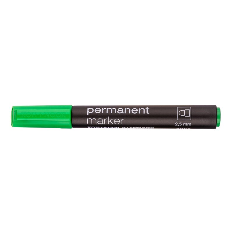Marker Permanent- Marker 2,5 mm Rundspitze grün Koh-I-Noor ( 4005 ) -